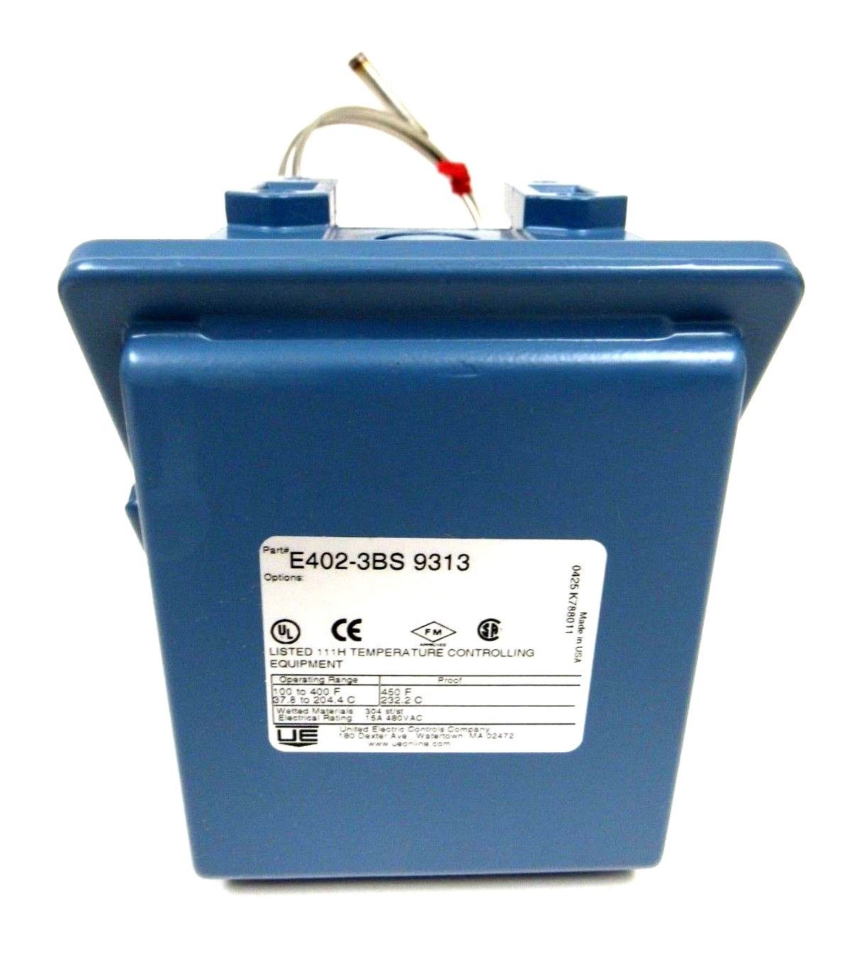 NEW UNITED ELECTRIC E402-3BS-9313 TEMPERATURE SENSOR E4023BS9313 - SB ...