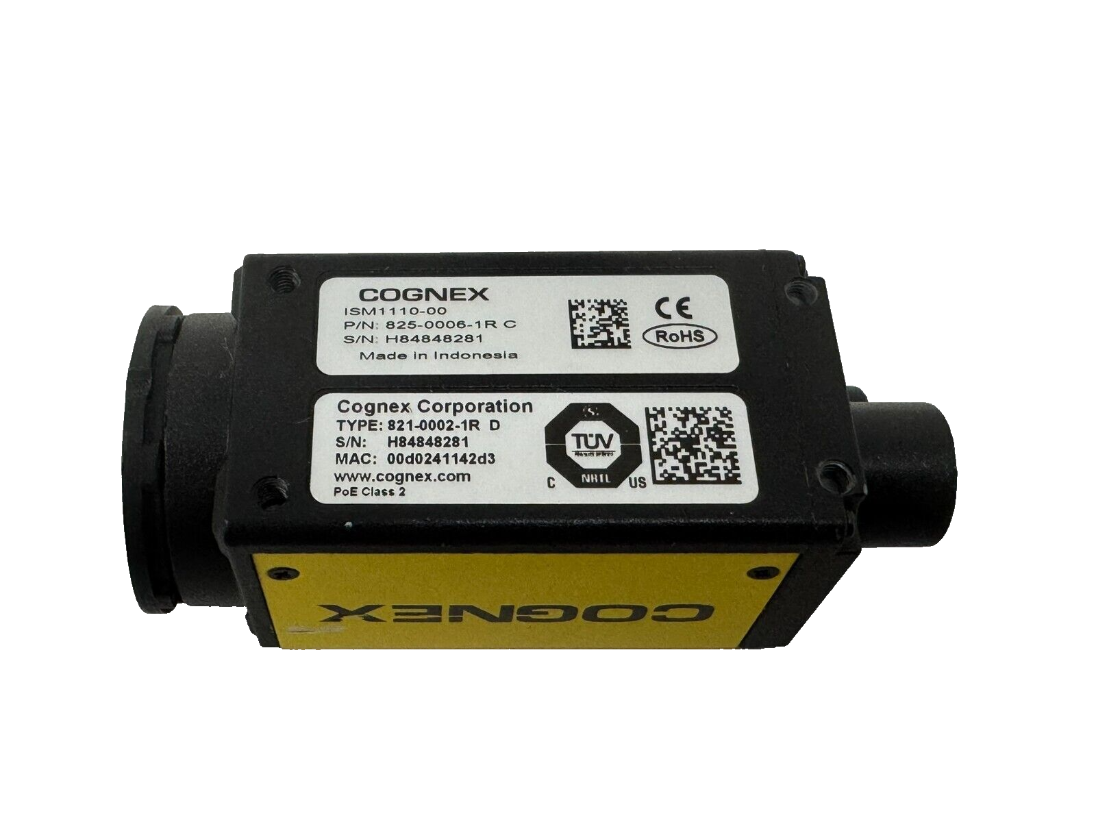 USED COGNEX 825-0006-1R VISION CAMERA ISM1110-00 821-0002-1R - SB ...