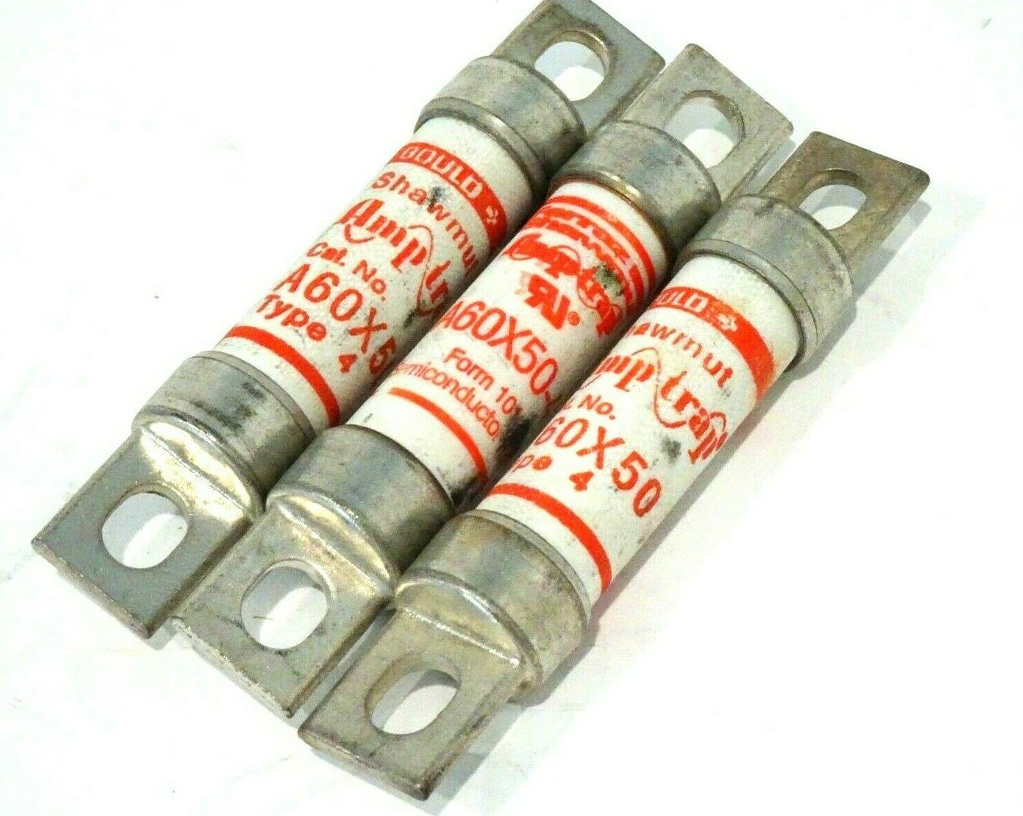 3 NEW GOULD SHAWMUT A60X50 FUSES - SB Industrial Supply, Inc.
