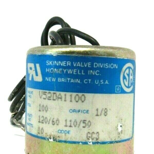 LOT OF 2 NEW SKINNER VALVE V52DA1100 SOLENOID VALVE - SB Industrial ...