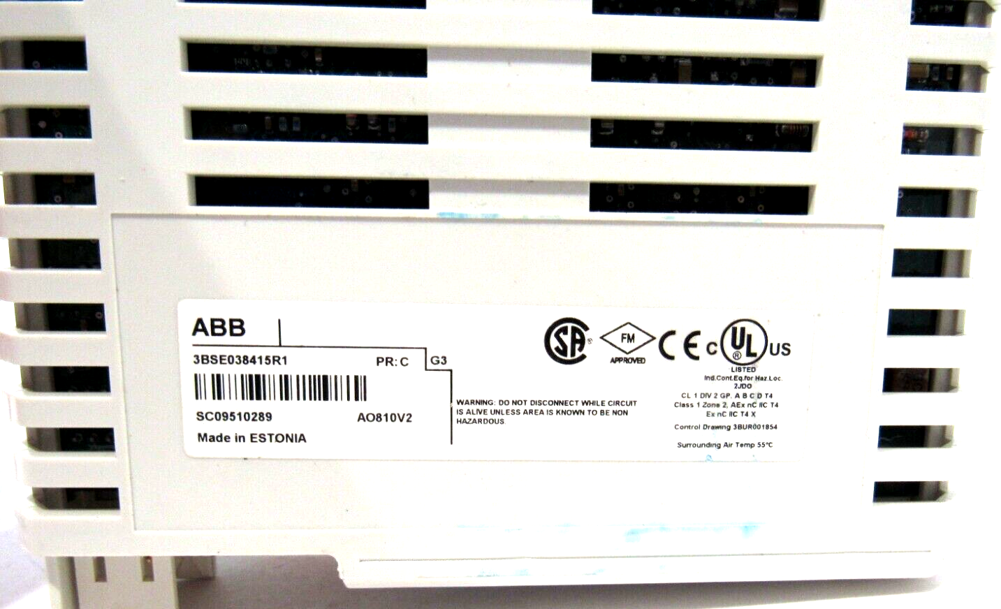 NEW ABB 3BSE038415R1 OUTPUT MODULE - SB Industrial Supply, Inc.