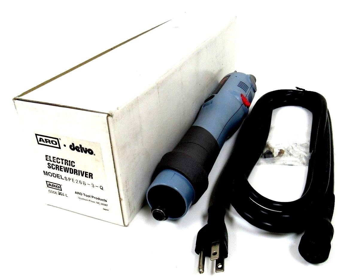 NEW ARO DELVO SPE26B-3-Q ELECTRIC SCREWDRIVER SPE26B3Q - SB Industrial ...