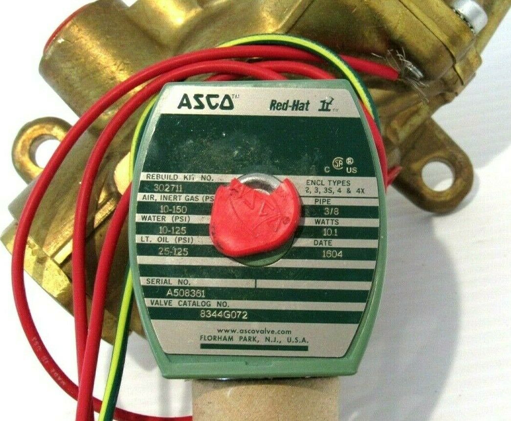 NEW ASCO 8344G072 SOLENOID VALVE - SB Industrial Supply, Inc.