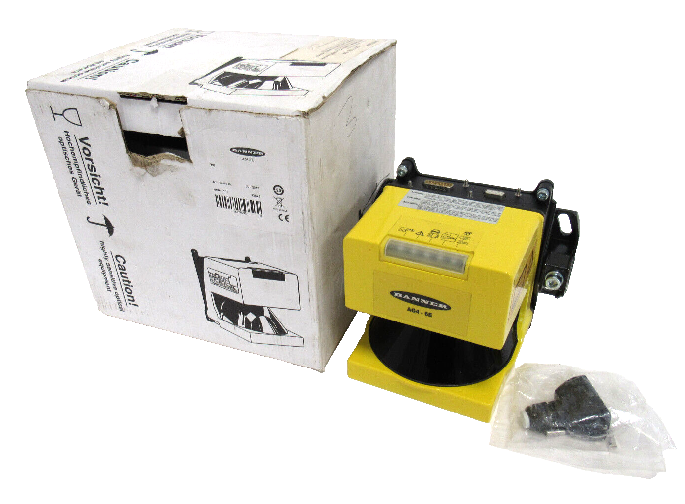 NEW BANNER AG4-6E SAFETY LASER SCANNER AG46E 12526 - SB Industrial ...