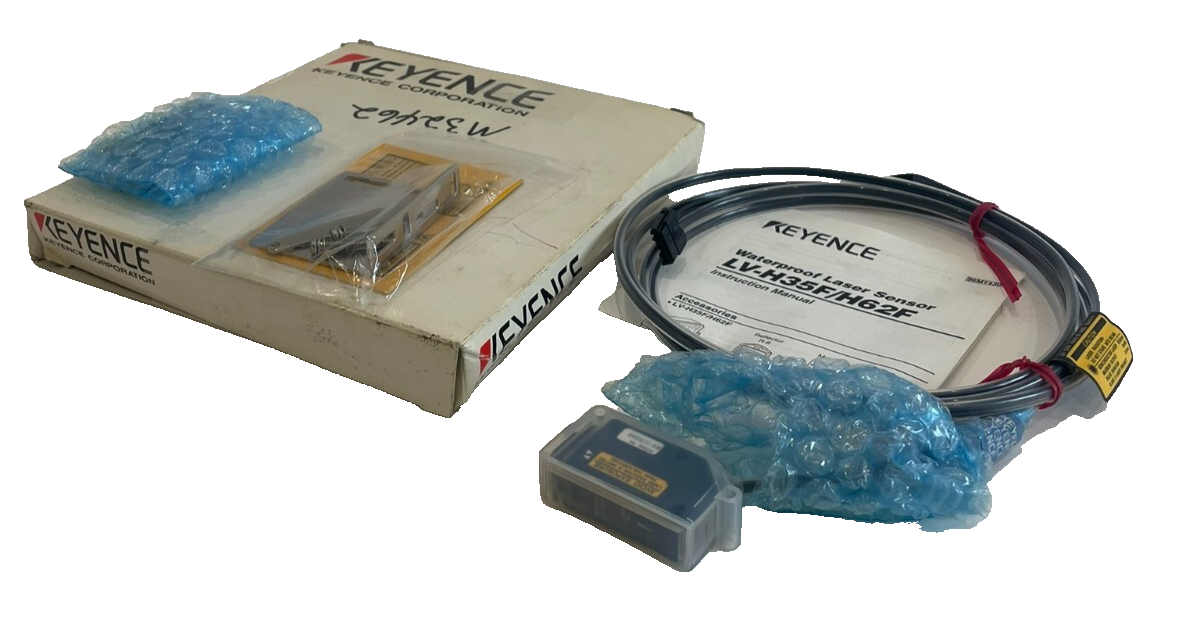 NEW KEYENCE LV-H62F DIGITAL LASER SENSOR HEAD LVH62F - SB Industrial ...