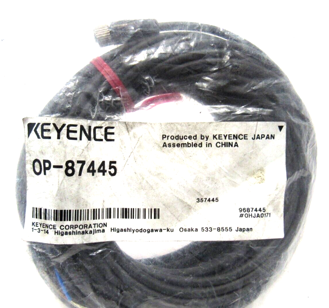 NEW KEYENCE OP-87445 POWER CABLE OP87445 - SB Industrial Supply, Inc.