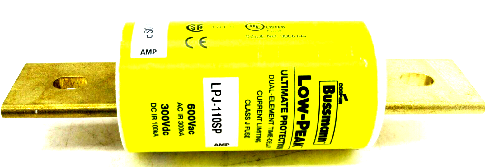NEW LOT OF 6 COOPER BUSSMANN LPJ-110SP FUSES LPJ110SP - SB Industrial ...