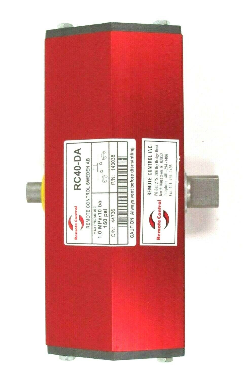 NEW REMOTE CONTROL RC40-DA 150 PSI ACTUATOR - SB Industrial Supply, Inc.
