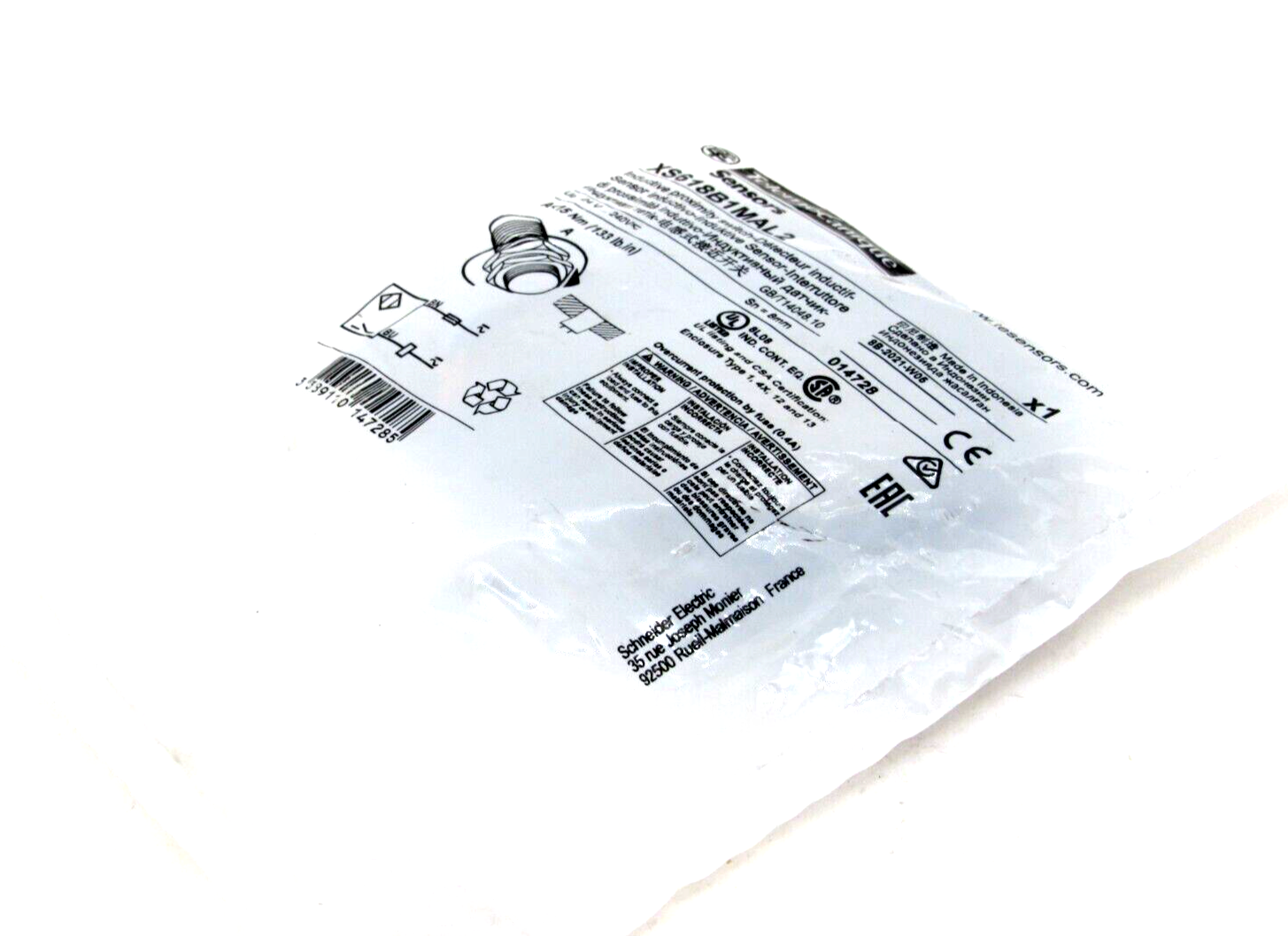 NEW SCHNEIDER ELECTRIC TELEMECANIQUE XS618B1MAL2 INDUCTIVE PROIMITY ...