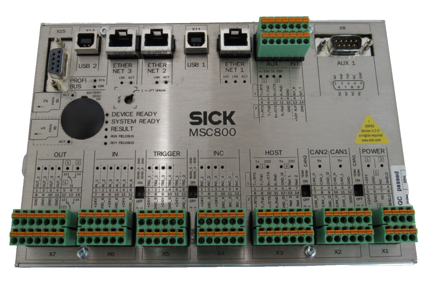 NEW SICK DUV60E-D4KZHAZAS01 ENCODER W/ MSC800 CONTROLLER WL18-3P430 ...