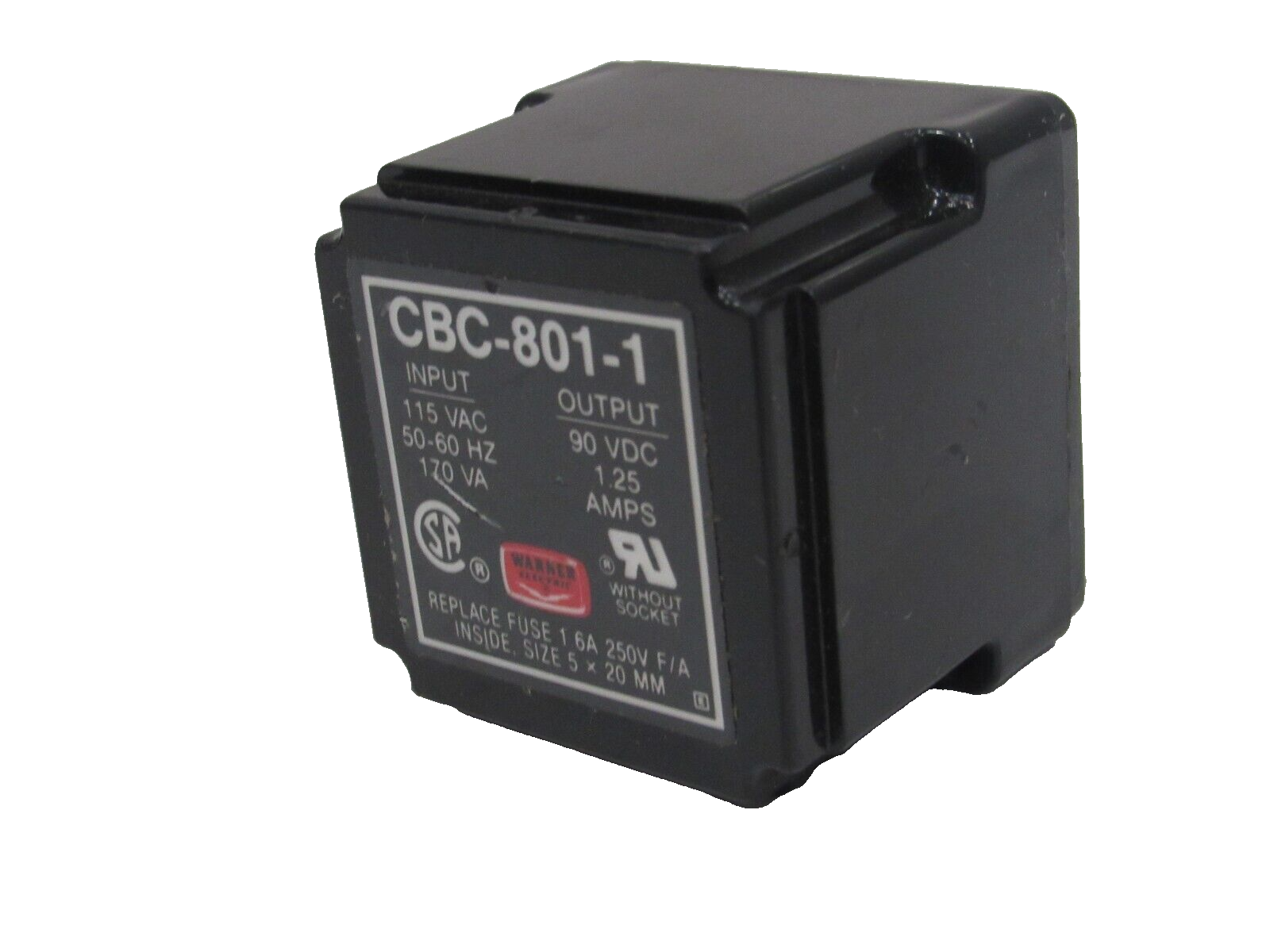 NEW WARNER ELECTRIC CBC-801-1 CLUTCH BRAKE CONTROL MODULE CBC8011 - SB ...