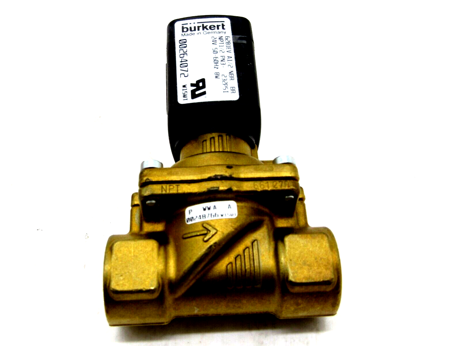 NEW BURKERT 00264072 VALVE 6281EV A1/2 - SB Industrial Supply, Inc.