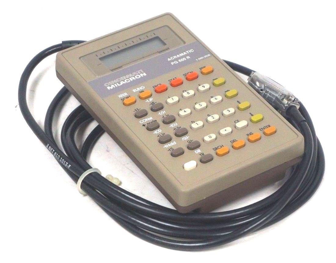 NEW CINCINNATI MILACRON PG-605-R HAND HELD PROGRAMMER PG605R - SB ...