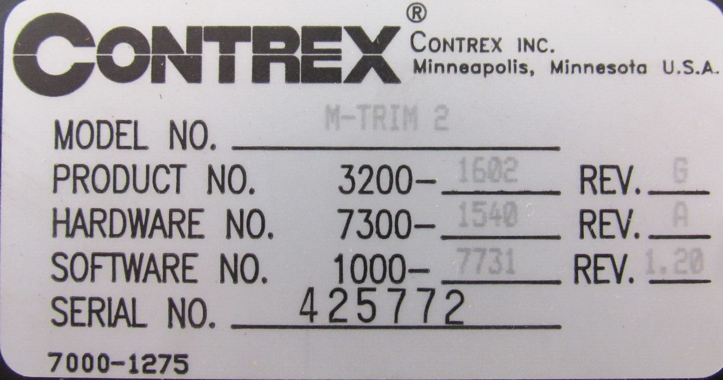 NEW CONTREX M-TRIM 2 MOTOR SPEED CONTROLLER 3200-1602 MTRIM2 - SB ...