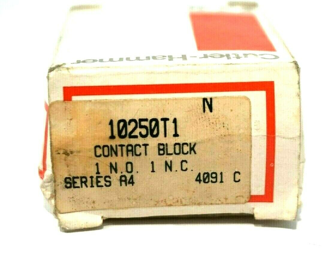 NEW CUTLER HAMMER 10250T1 CONTACT BLOCK SER.A4 - SB Industrial Supply, Inc.