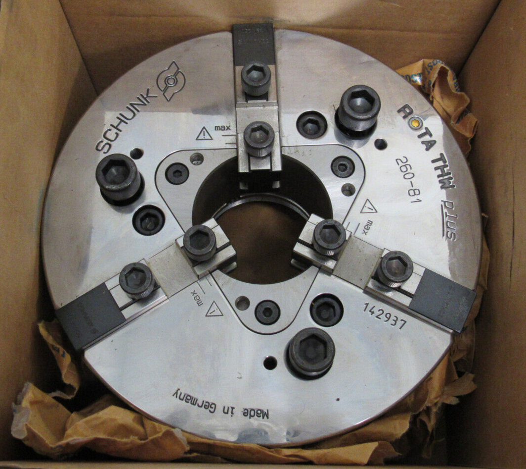 NEW SCHUNK 0800631 POWER LATHE CHUCK ROTA THW PLUS 260-81 Z220 - SB ...