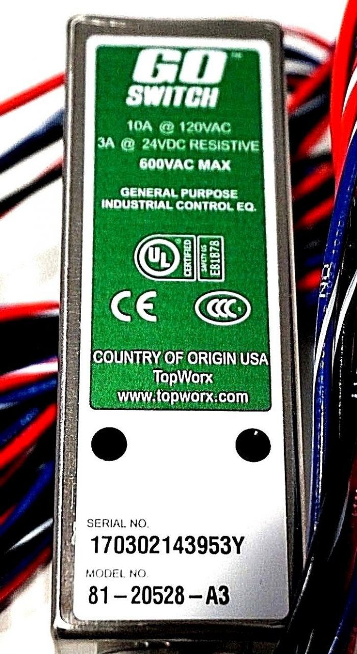 NEW TOPWORX 81-20528-A3 GO SWITCH 8120528A3 - SB Industrial Supply, Inc.