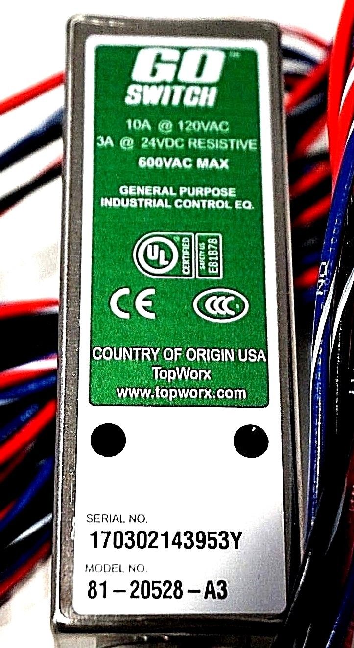 NEW TOPWORX 81-20528-A3 GO SWITCH 8120528A3 - SB Industrial Supply, Inc.