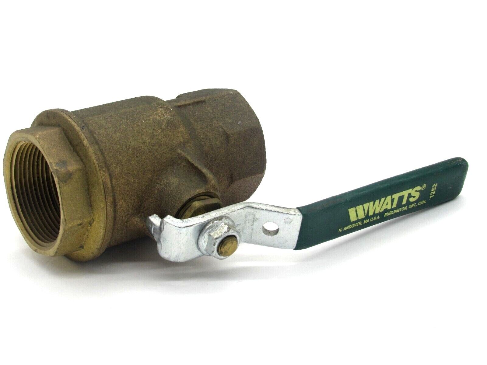 NEW WATTS 600WOG 1 1/2" BRASS VALVE - SB Industrial Supply, Inc.