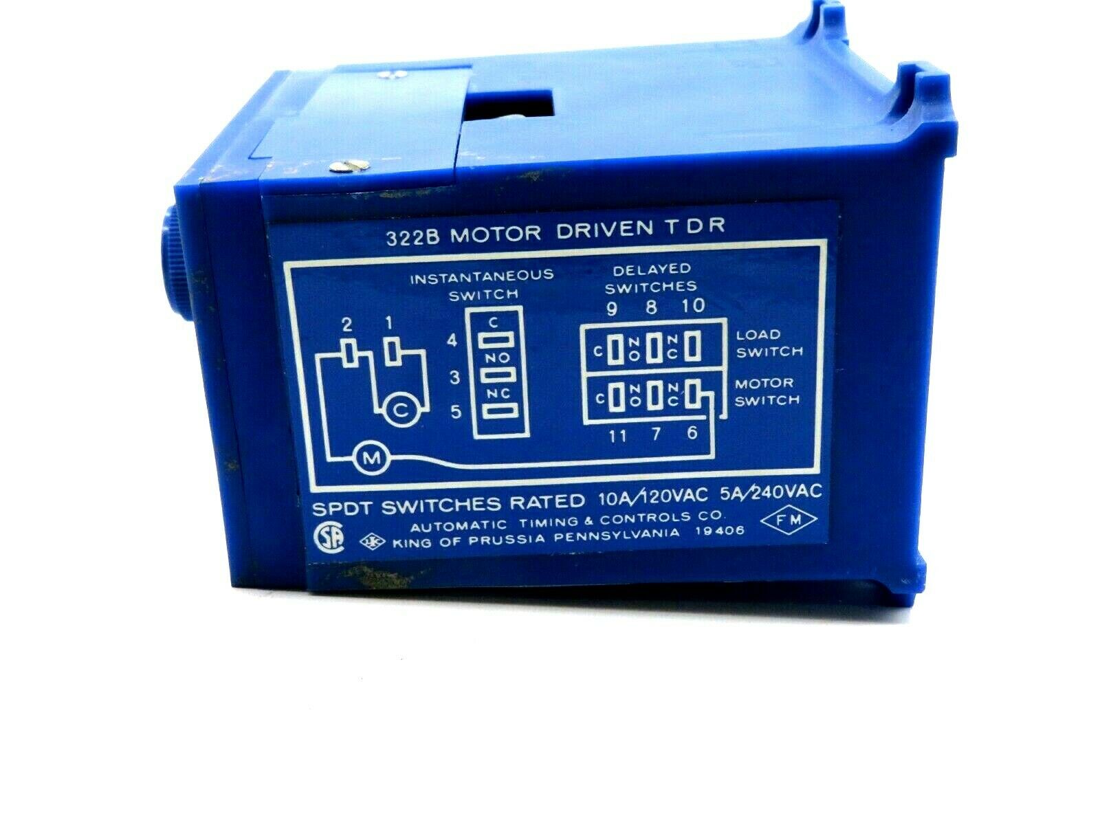 USED ATC 322B MOTOR DRIVEN TDR RELAY - SB Industrial Supply, Inc.