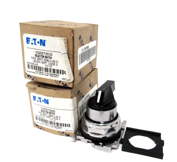 LOT OF 2 NEW EATON 10250T3023 SELECTOR SWITCHES - SB Industrial Supply ...