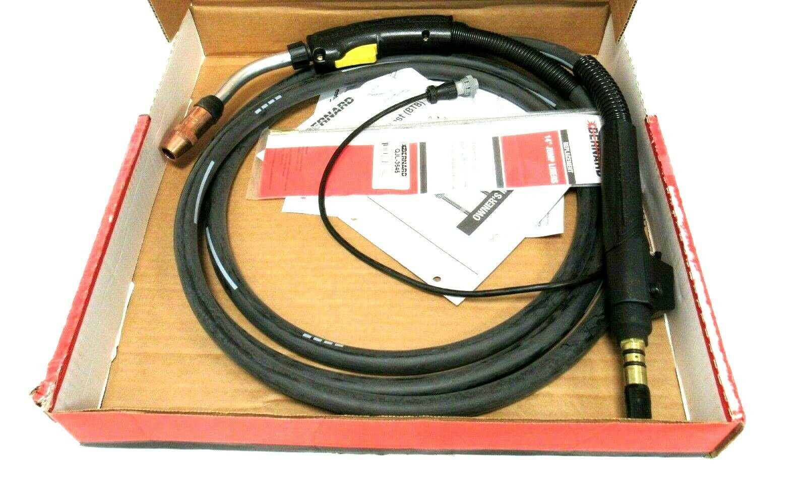 NEW BERNARD Q4015AE8EMC MIG GUN 15' 400A - SB Industrial Supply, Inc.