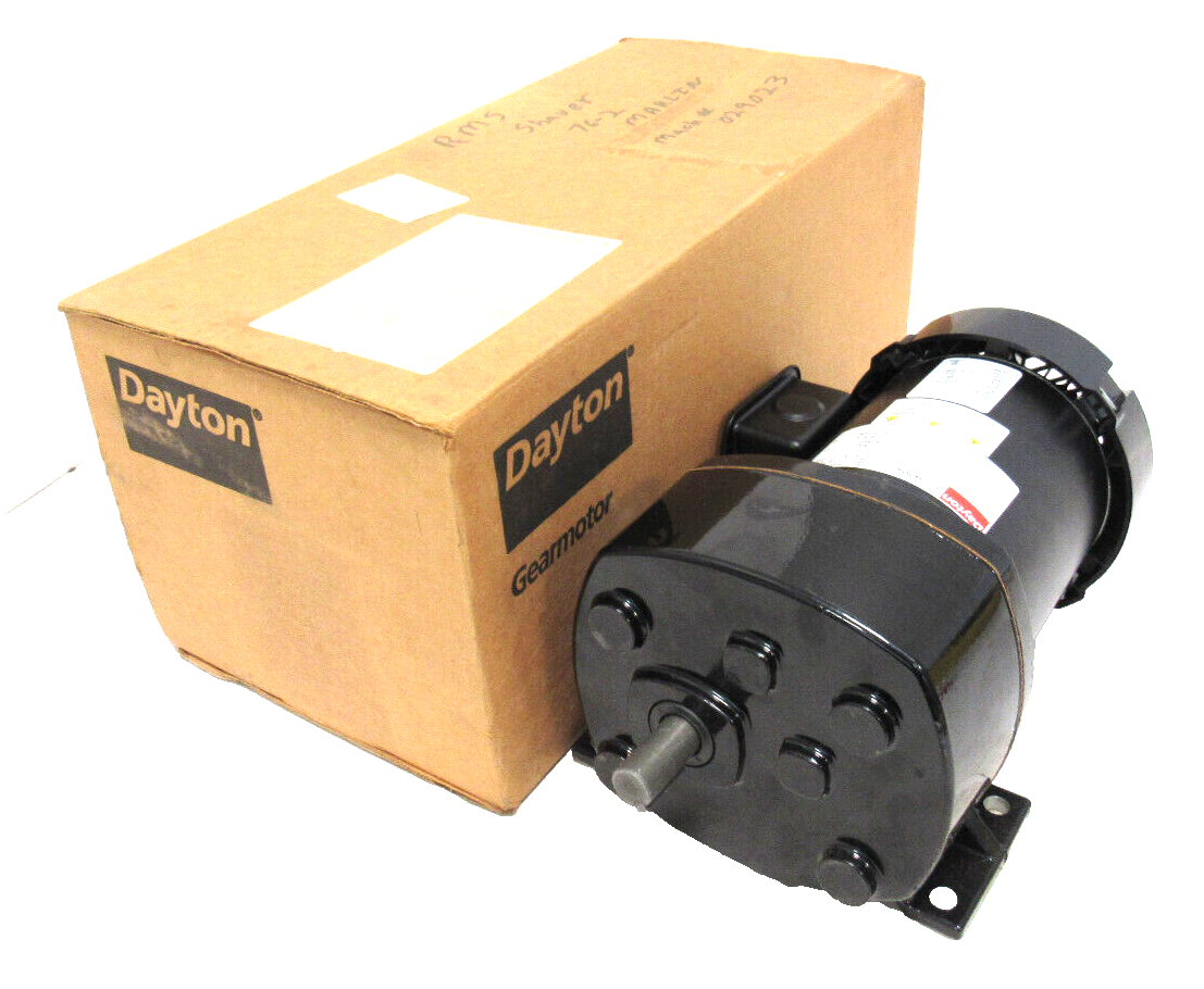 NEW DAYTON 6K351A GEARMOTOR 142.9:1 1/4HP 115V 5KH35KNB020B - SB ...