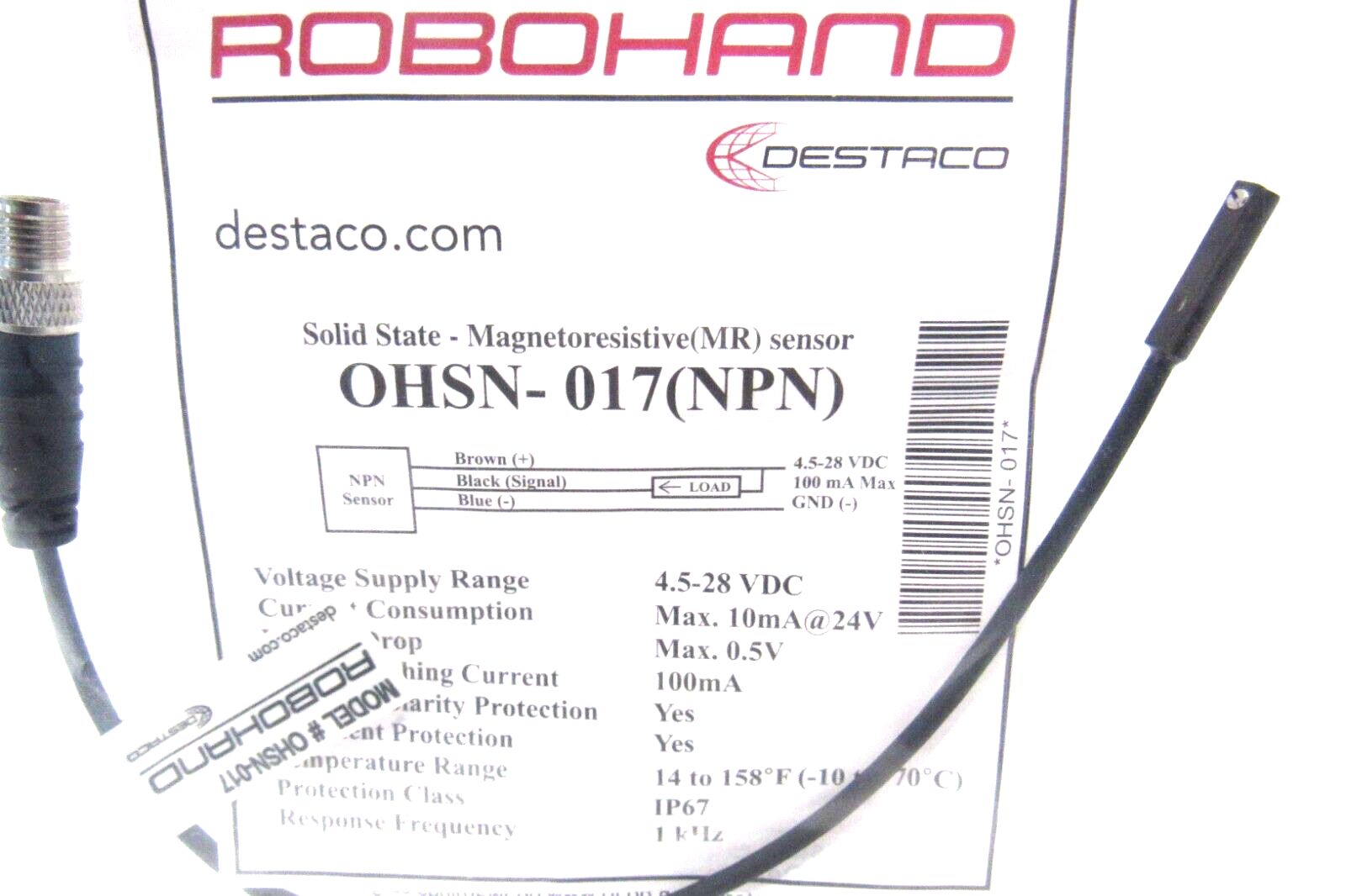 NEW DESTACO OHSN-017 MAGNETORESISTIVE SENSOR OHSN017 - SB Industrial ...