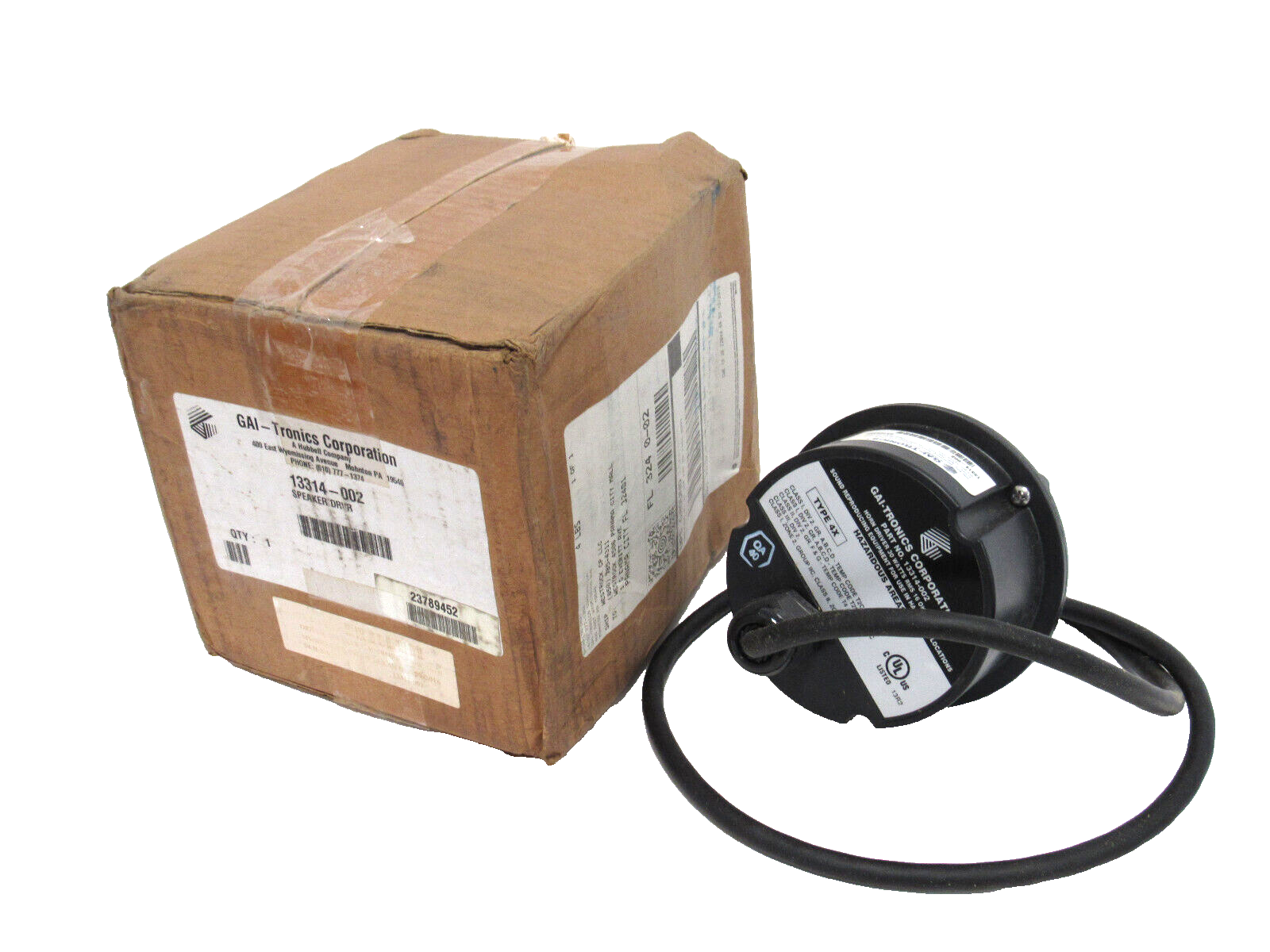 NEW GAI TRONICS 13314-002 SPEAKER DRIVER 13314002 - SB Industrial ...