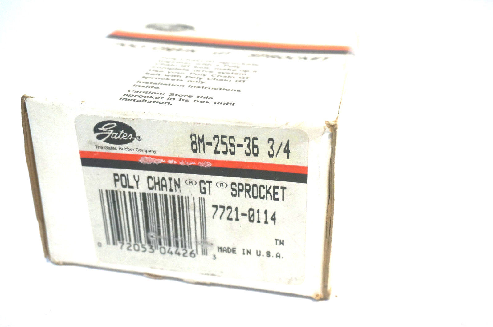 NEW GATES 8M-25S-36 POLY CHAIN SPROCKET 3/4" 8M25S36 - SB Industrial ...
