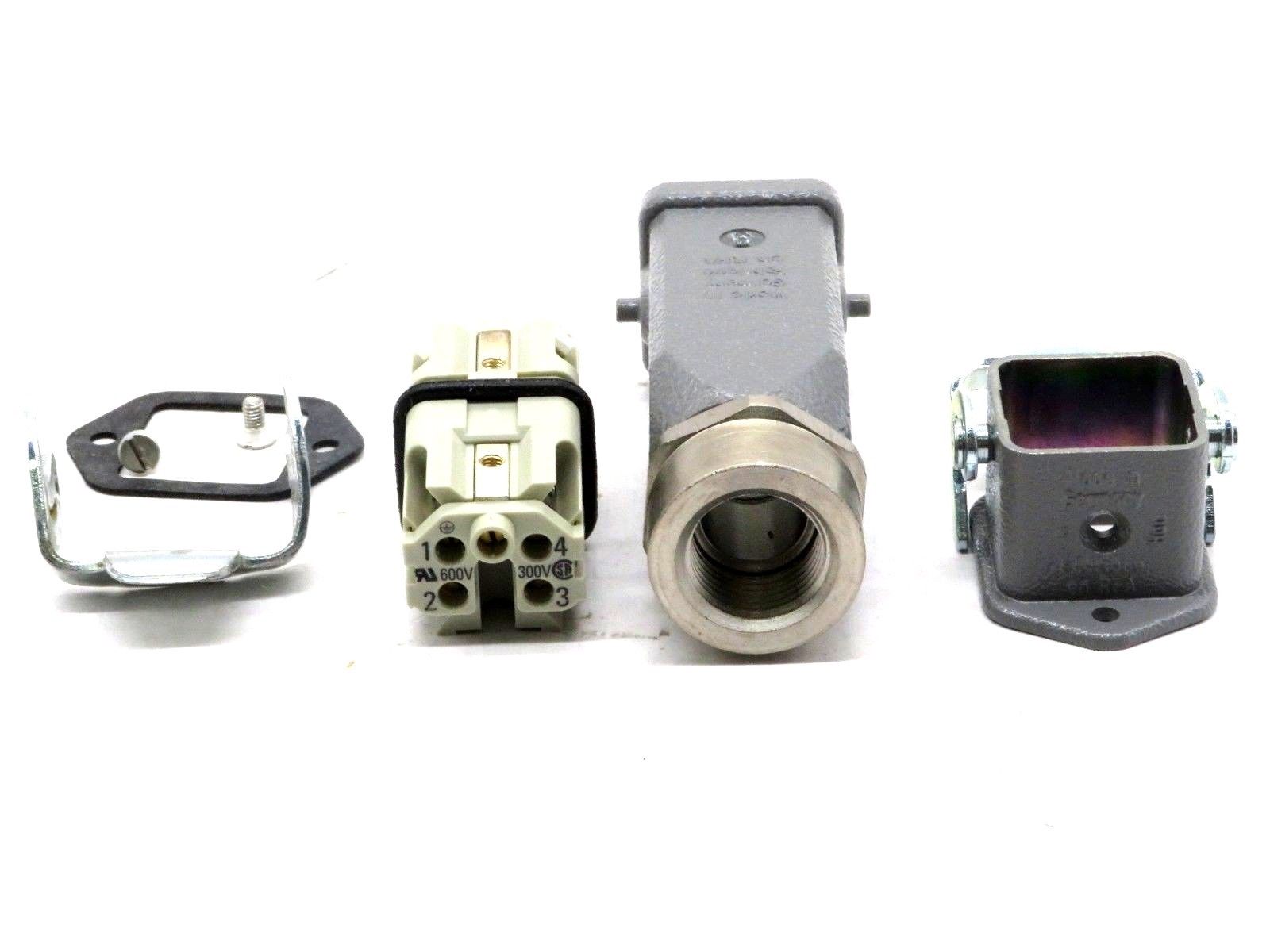 NEW HARTING 7310205040001 HAN KIT 4A W/ 3/8 NPT ADAPTER - SB Industrial ...