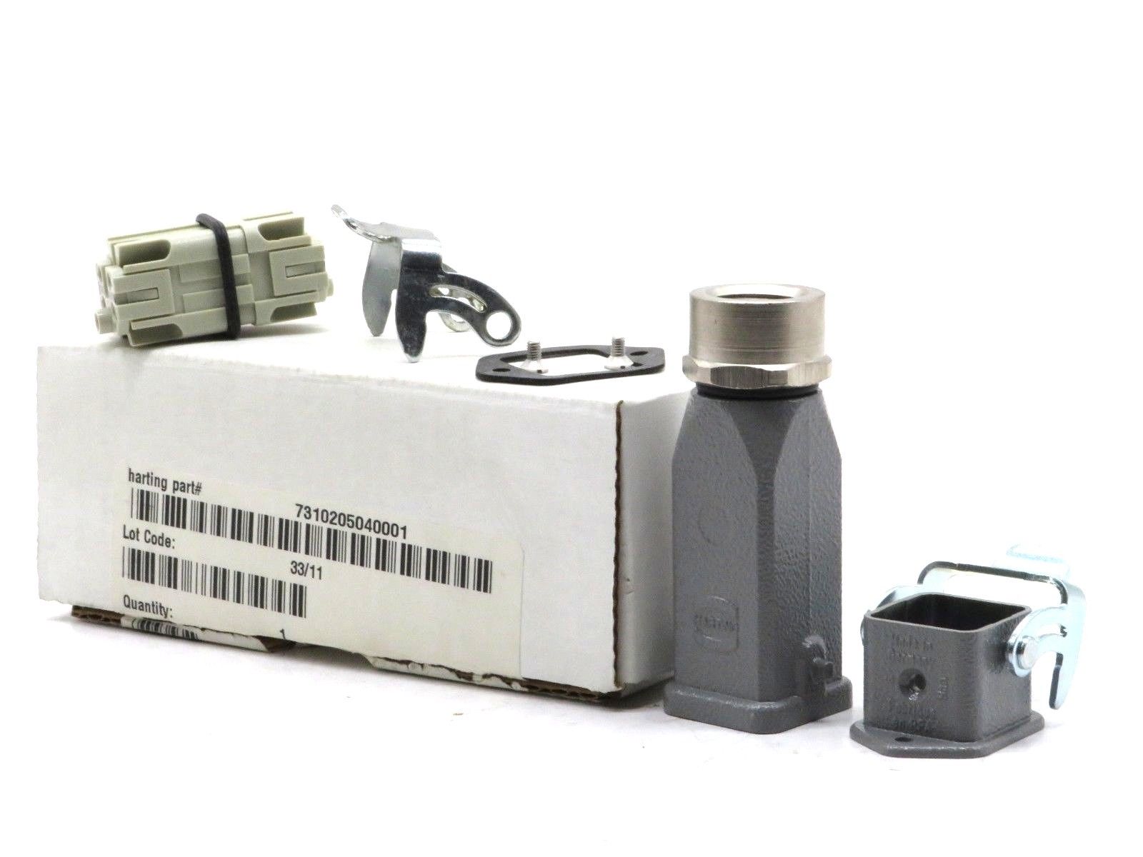 NEW HARTING 7310205040001 HAN KIT 4A W/ 3/8 NPT ADAPTER - SB Industrial ...