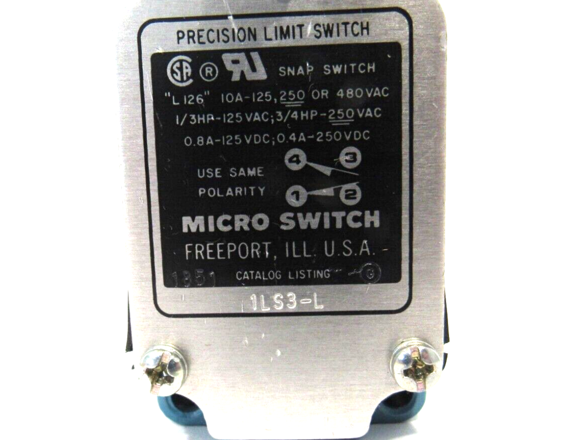 NEW HONEYWELL 1LS3-L LIMIT SWITCH 1LS3L - SB Industrial Supply, Inc.