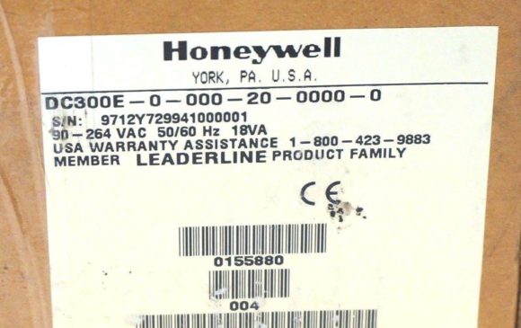 NEW HONEYWELL DC300E-0-000-20-0000-0 TEMPERATURE CONTROLLER - SB ...