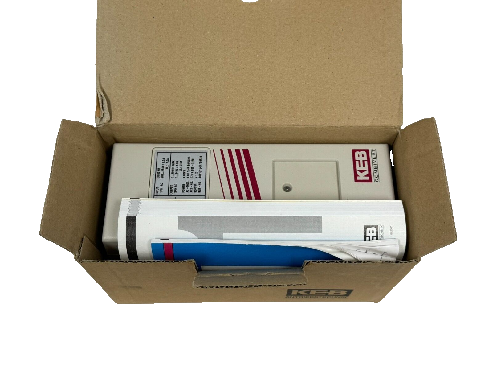 NEW KEB 07.F4.80C-1220 COMBIVERT F4 DRIVE 200-264V 1HP 2/4P 07F480C1220 ...