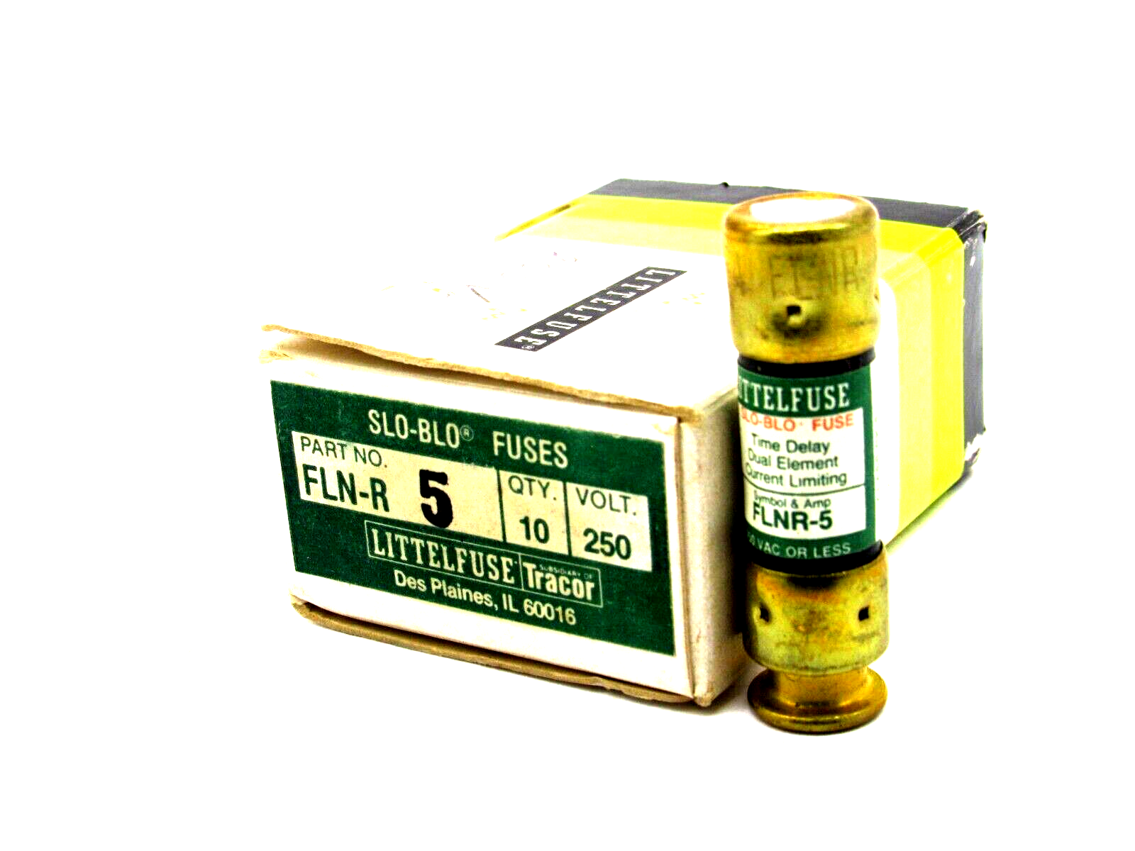 NEW LOT OF 9 LITTELFUSE FLN-R 5 FUSES 250V FLNR5 - SB Industrial Supply ...