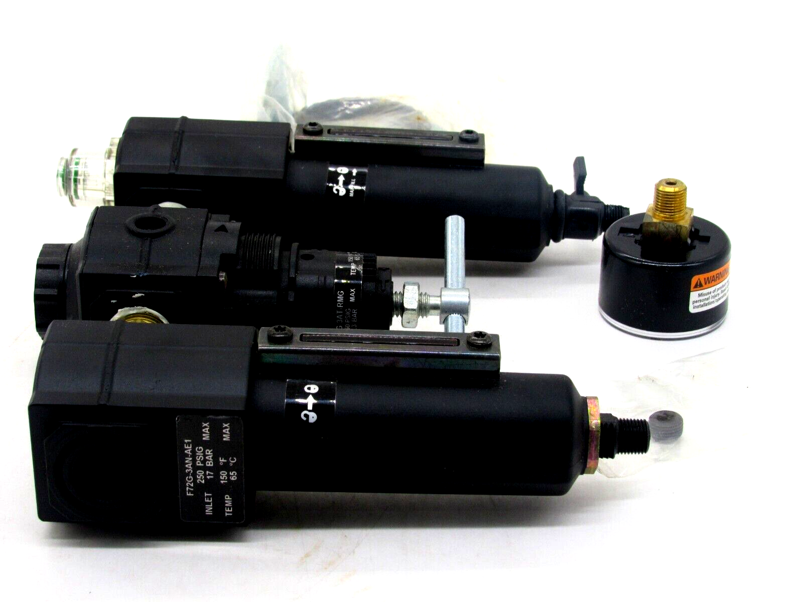NEW NORGREN 24-072-057 REGULATOR R72G-3AT-RMG 24-072-057 F72G-3AN-AE ...