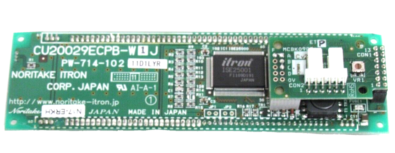NEW NORITAKE ITRON CU20029ECPB-W1J DISPLAY PW-714-102-11D1LYR ...