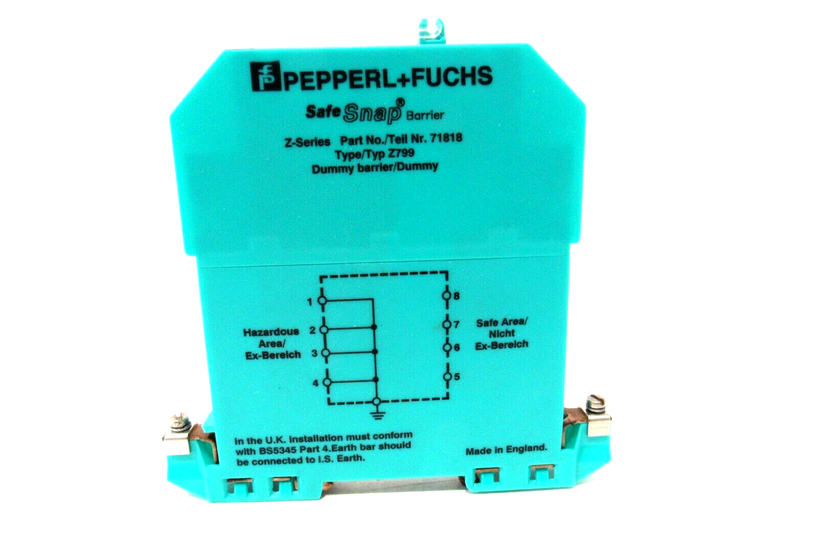 NEW PEPPERL+FUCHS Z 799 SAFE SNAP BARRIER 71818 - SB Industrial Supply ...