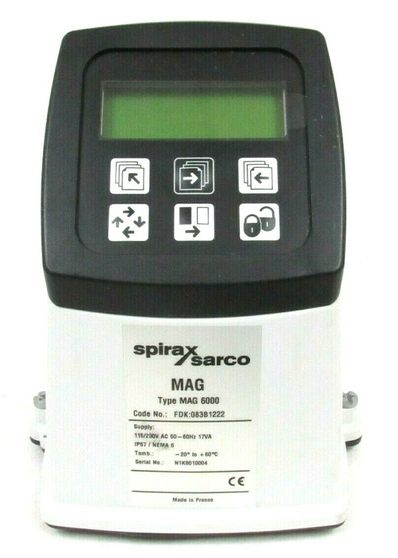 NEW SPIRAX SARCO MAG 6000 FDK-083B1222 FLOW METER TRANSMITTER MAG6000 ...