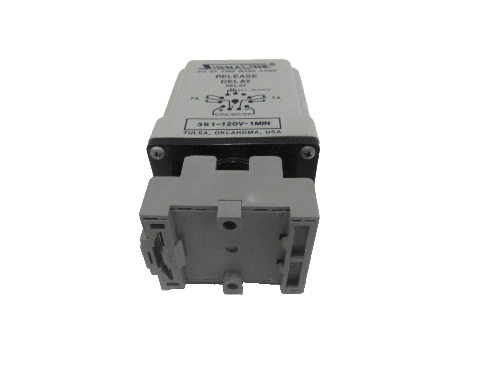 NEW TIME MARK SIGNALINE 361-120V-1MIN RELEASE DELAY RELAY 361120V1MIN ...