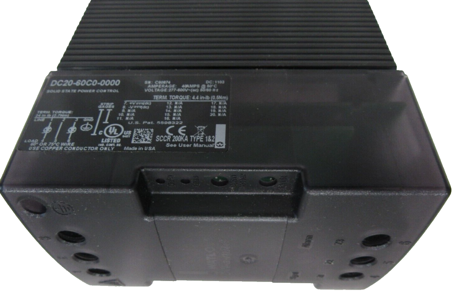 NEW WATLOW DC20-60C0-0000 POWER CONTROL DC2060C00000 - SB Industrial ...