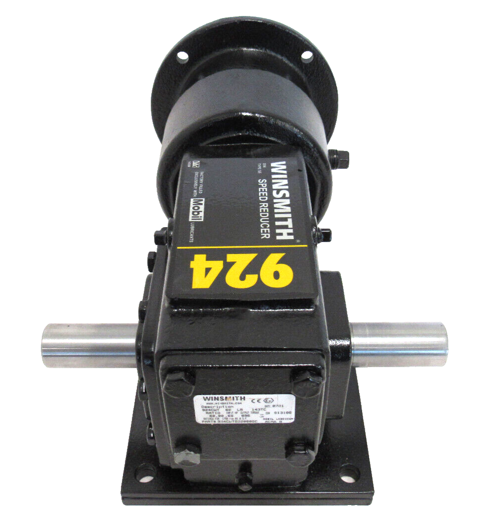 NEW WINSMITH 924CWTS22000GC GEAR REDUCER 60:1 924CWT-60-LR-143TC - SB ...