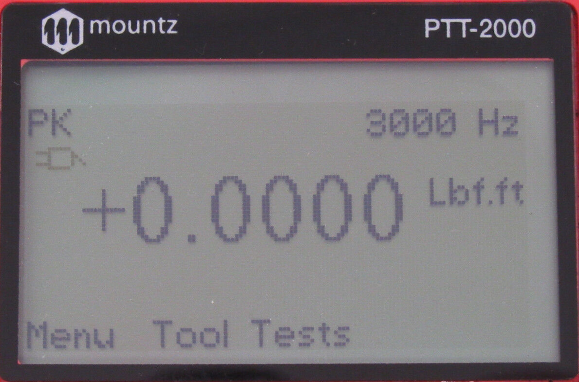 USED MOUNTZ PTT-2000 TORQUE AND ANGLE ANALYZER RTSX50F PTT2000 072999 - SB Industrial Supply, Inc.
