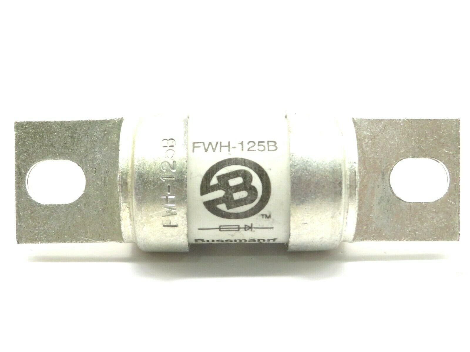 2 NEW BUSSMANN FWH-125B FUSE 125AMP 500V FWH125B - SB Industrial Supply ...