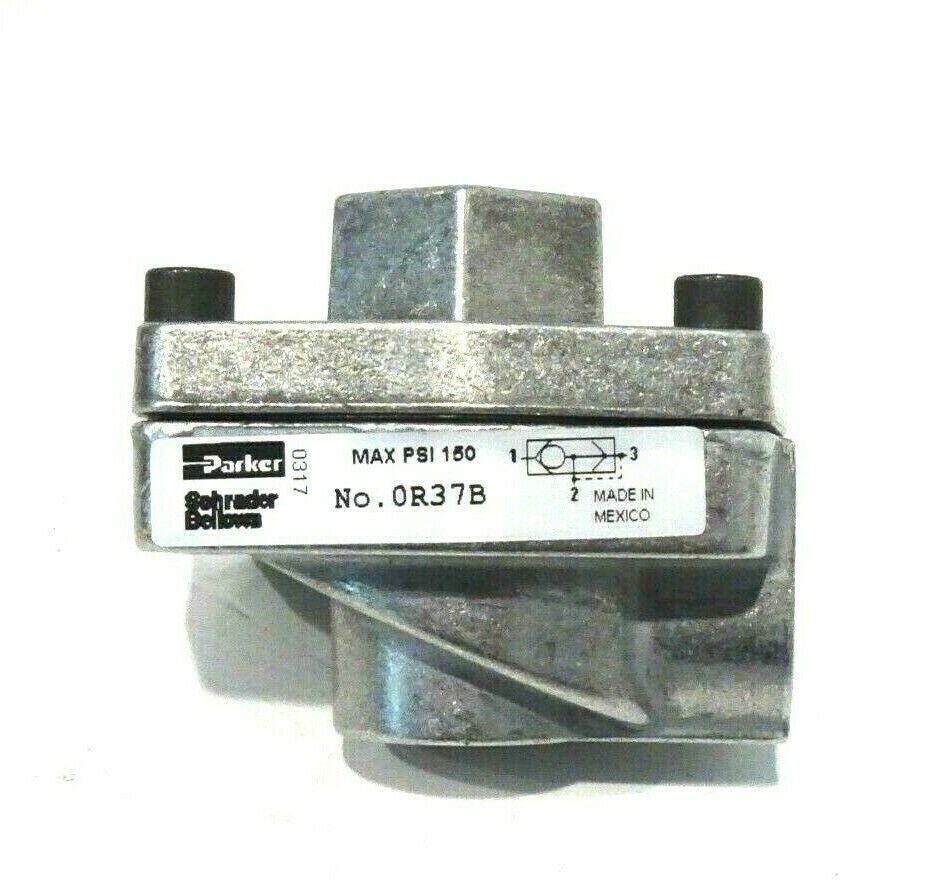 2 NEW PARKER 0R37B QUICK EXHAUST VALVE 3/8" - SB Industrial Supply, Inc.