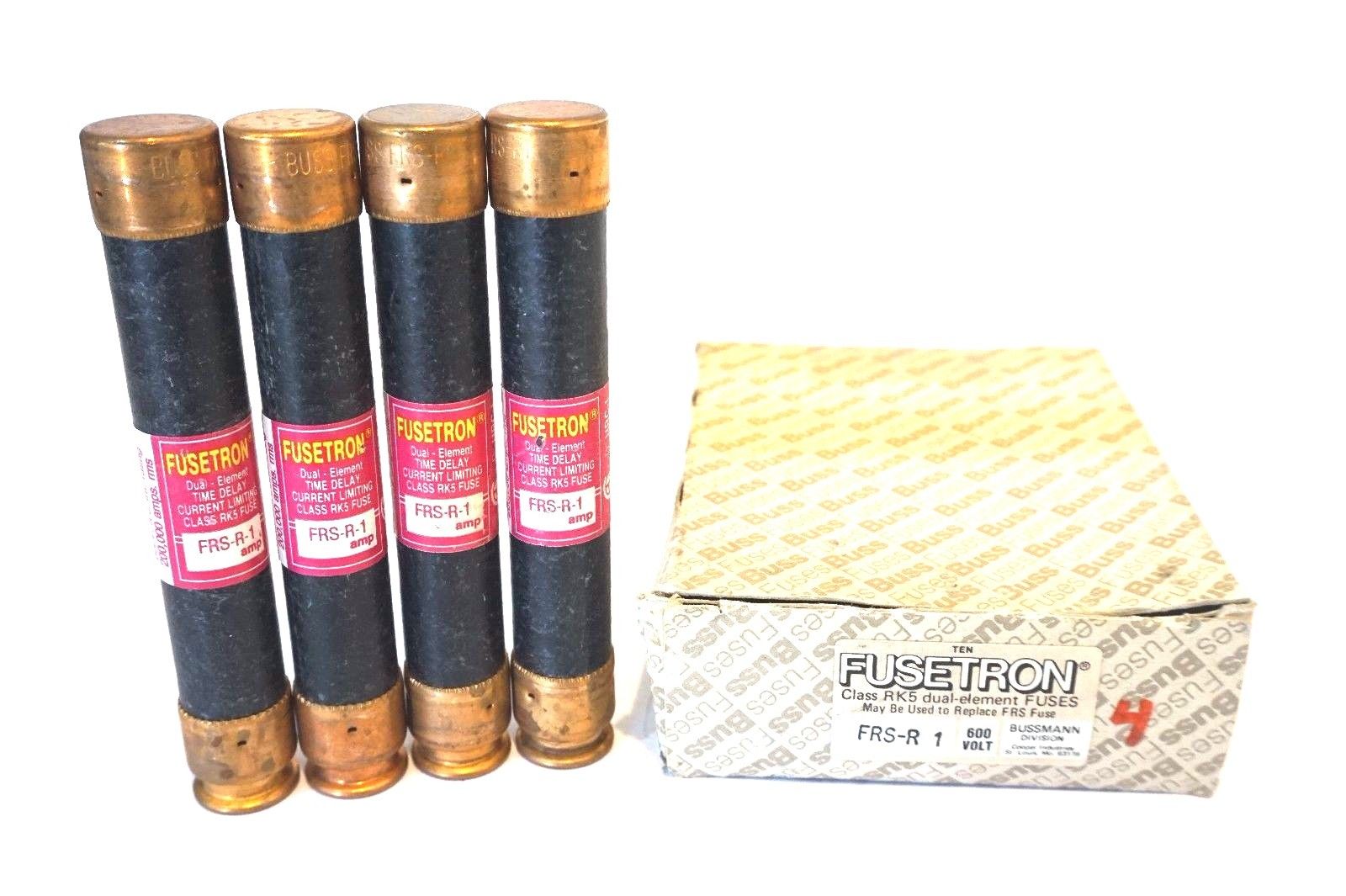 4 NEW FUSETRON FRS-R-1 FUSES FRSR1 - SB Industrial Supply, Inc.