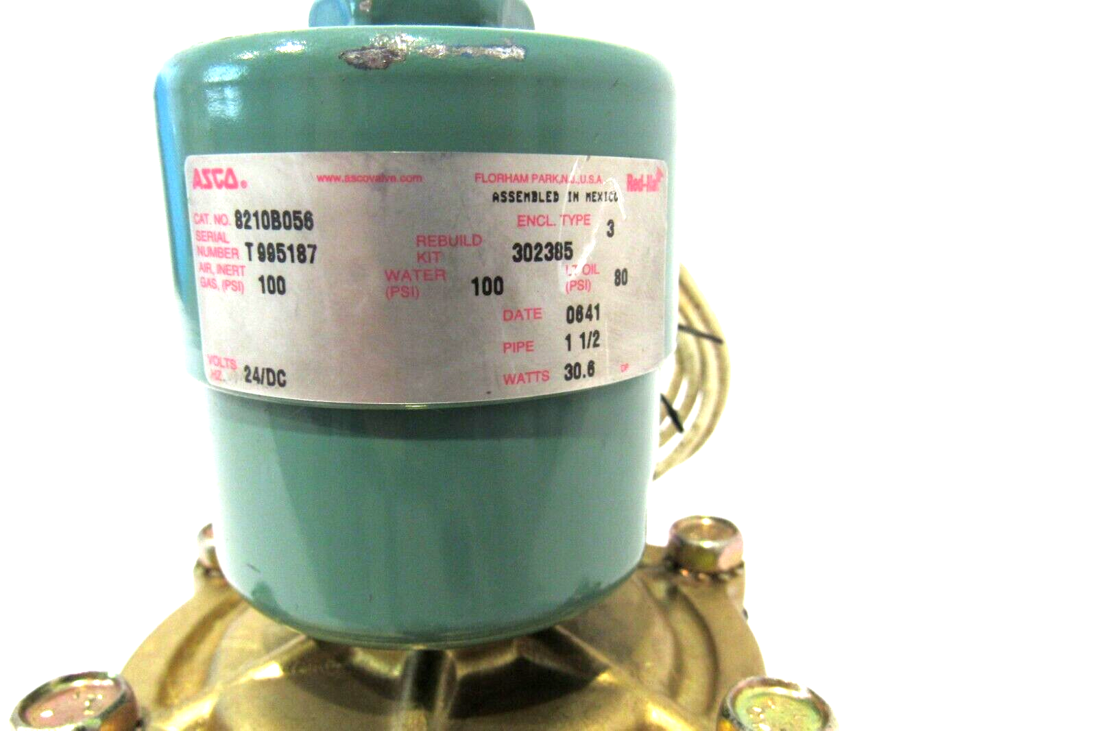 NEW ASCO 8210B056 SOLENOID VALVE - SB Industrial Supply, Inc.