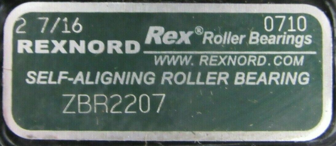 NEW REXNORD ZBR2207 FLANGE ROLLER BEARING 2-7/16" BORE - SB Industrial ...