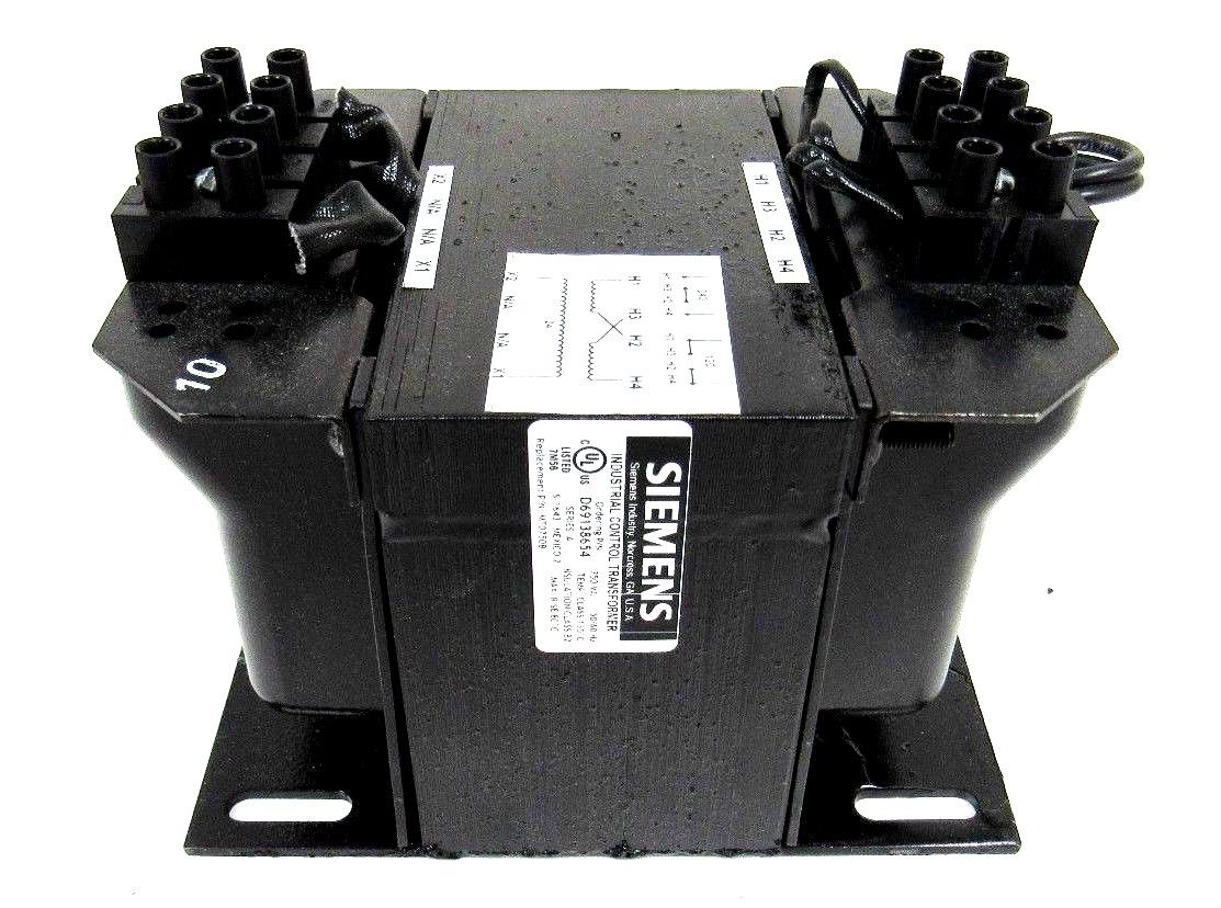 NEW SIEMENS D69138654 INDUSTRIAL CONTROL TRANSFORMER MT0750B 750VA 240/ ...